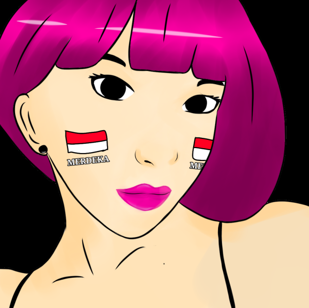 Spesial hari merdeka HUT ke 77 - ibisPaint