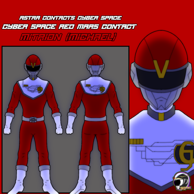 RED MARS CYBER SPACE CONTACT - ibisPaint