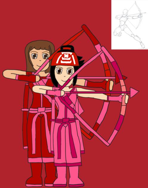 Wendy And Suzume Archer Girl. - ibisPaint