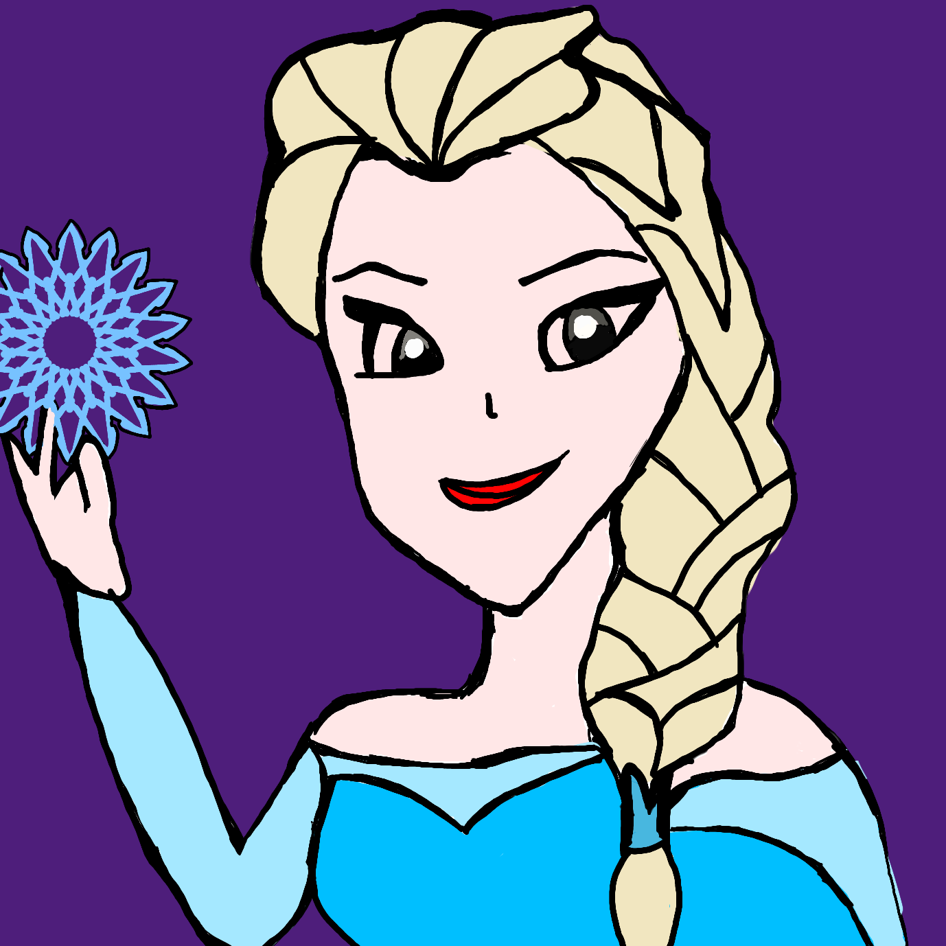Queen Elsa - ibisPaint