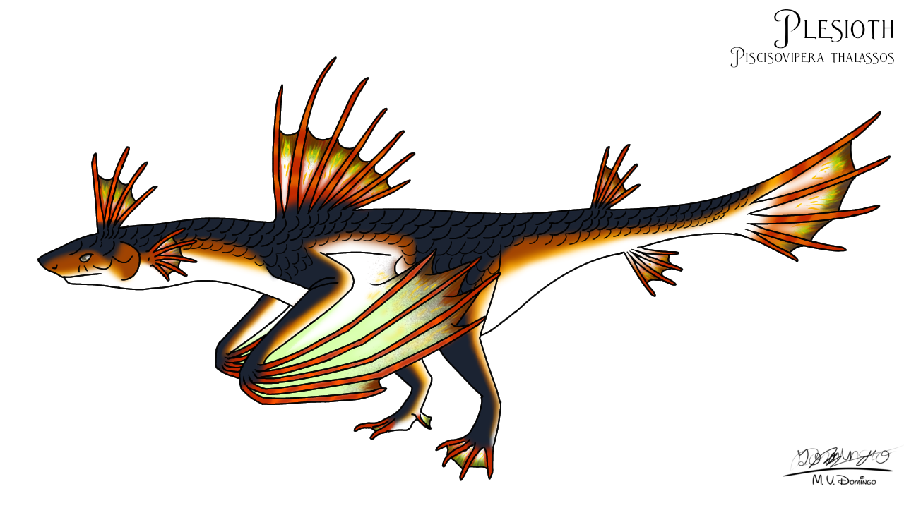 Blue Plesioth - ibisPaint