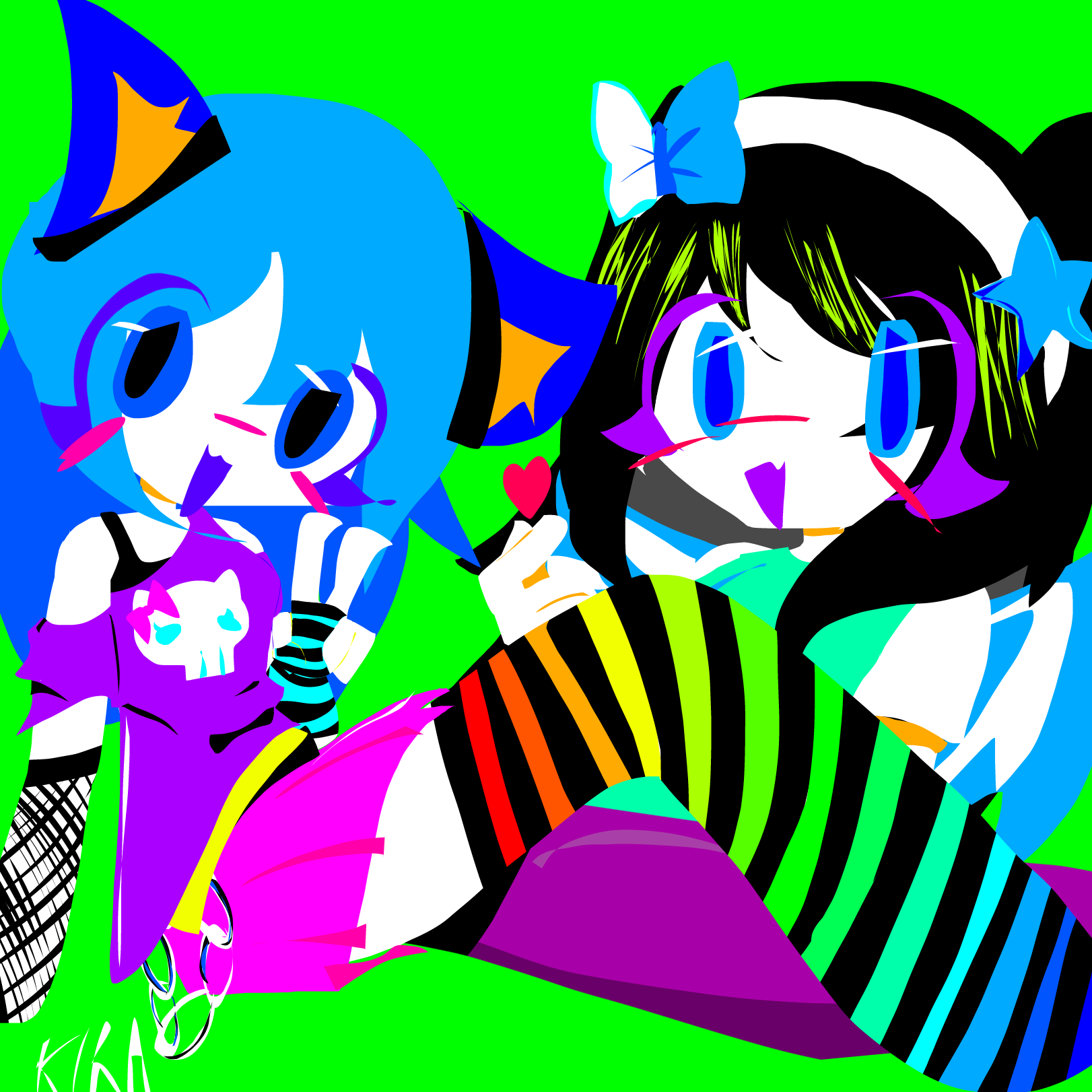 Bella and Vanessa - ibisPaint