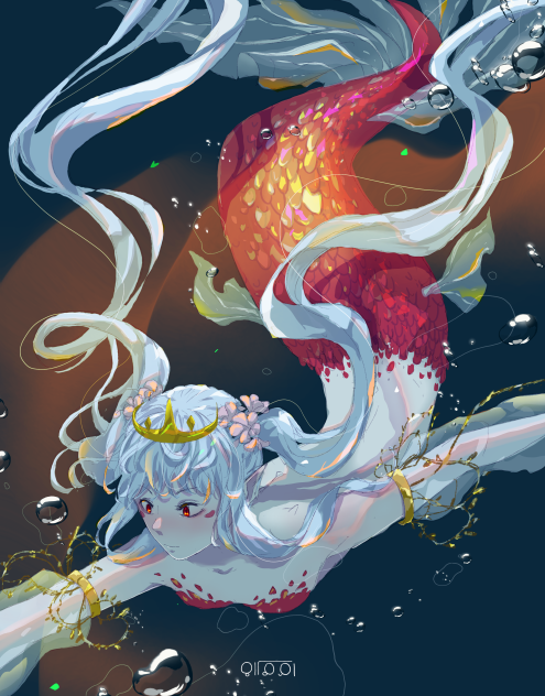 Mermaid’s adventure - ibisPaint