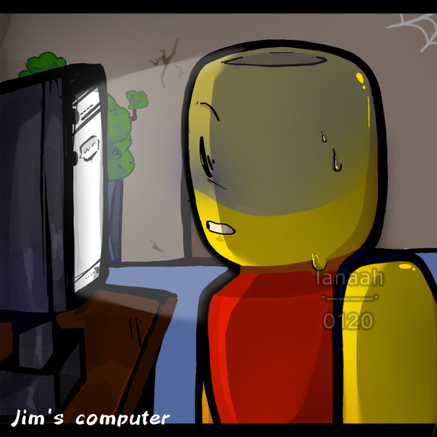 The game 👉 Jim's computer - ibisPaint