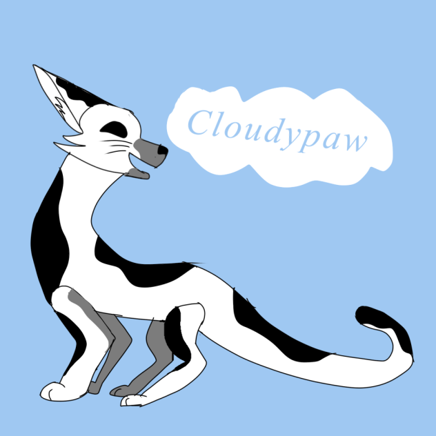 Gift for cloudypaw because I can - ibisPaint