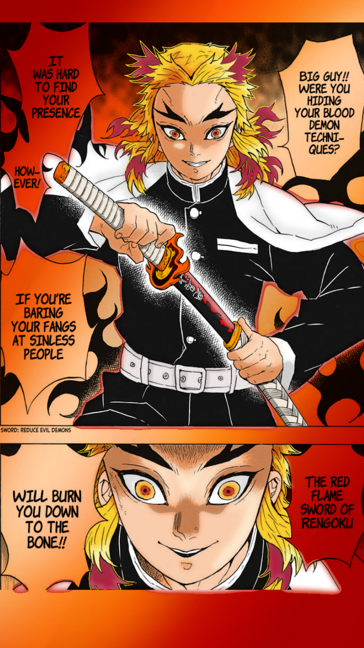 Rengoku manga coloring - ibisPaint