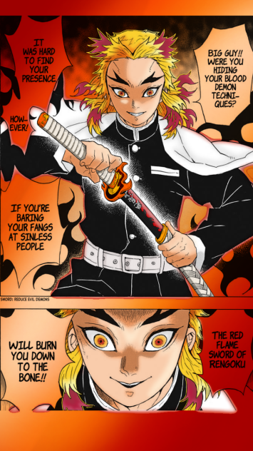 Rengoku manga coloring - ibisPaint