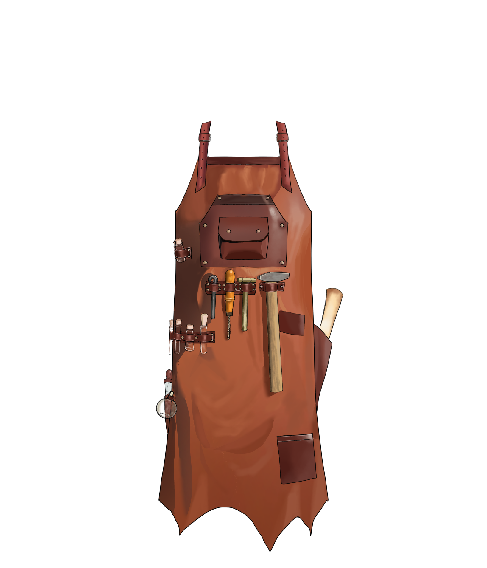 Leather apron - ibisPaint