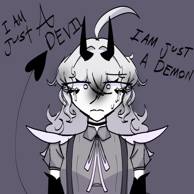 Go away I'm just a demon... - ibisPaint