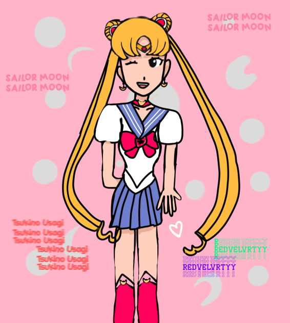 Sailor Moon or Tsukino Usagi - ibisPaint
