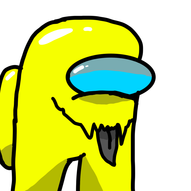 Among us yellow imposter - ibisPaint
