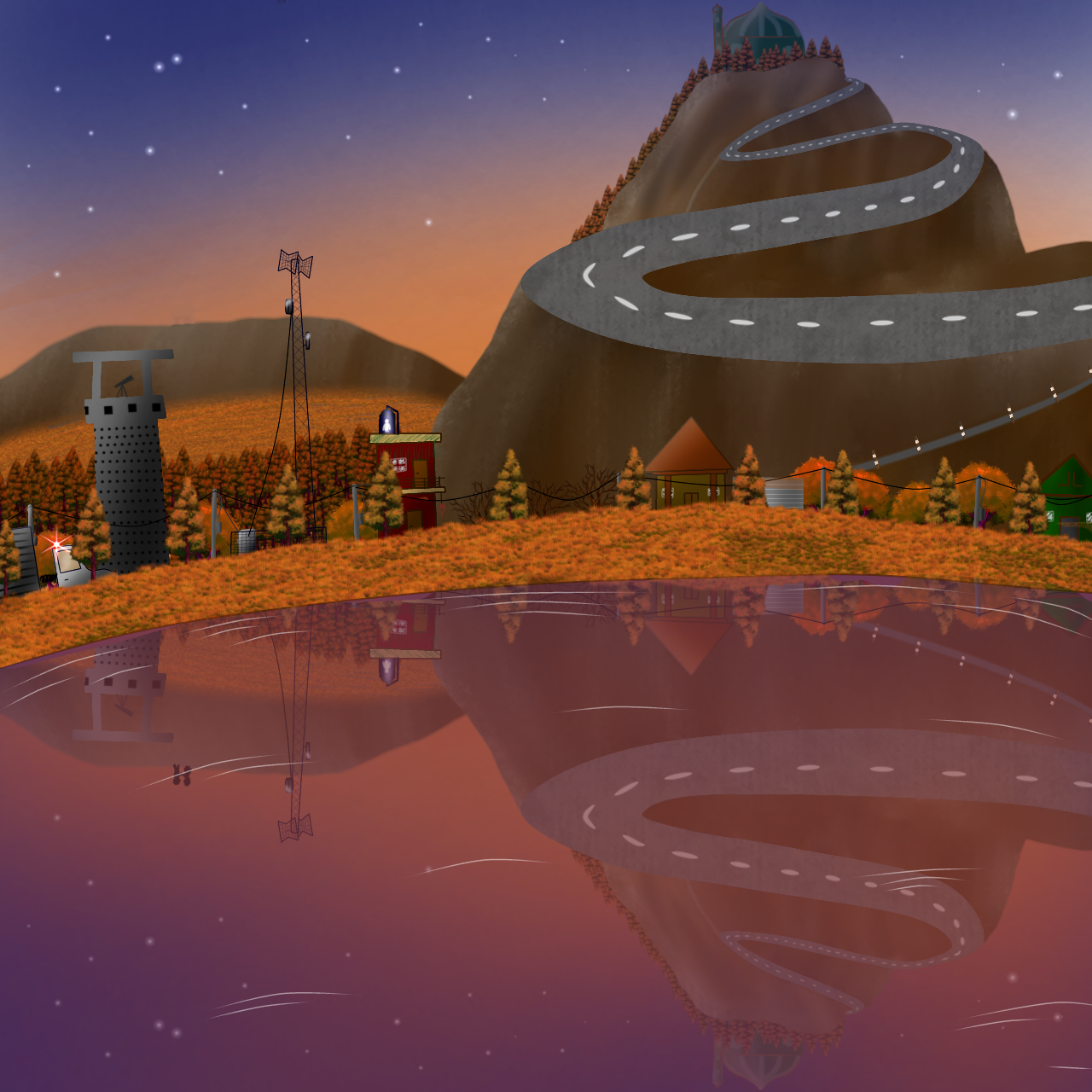 Itomori village - ibisPaint