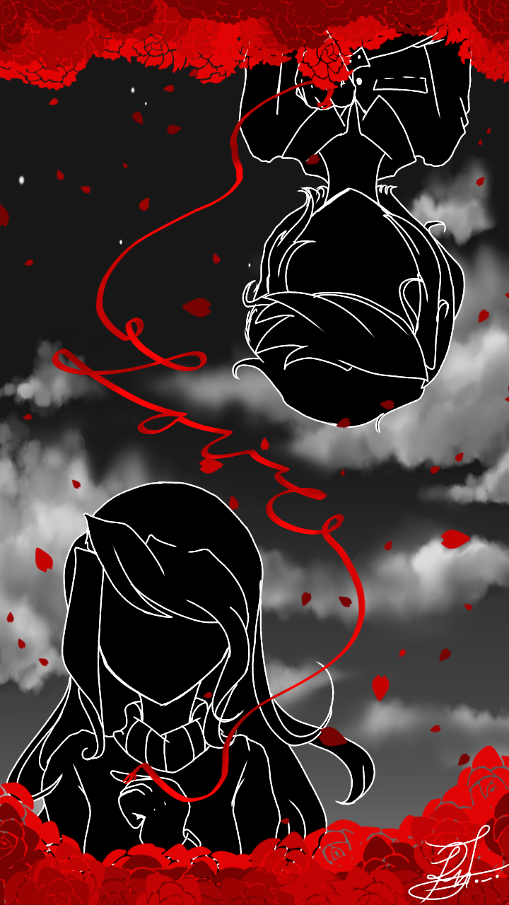 The Red String (Request) - ibisPaint