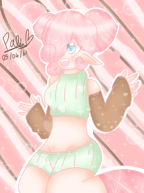Peachy girl🍑 - ibisPaint