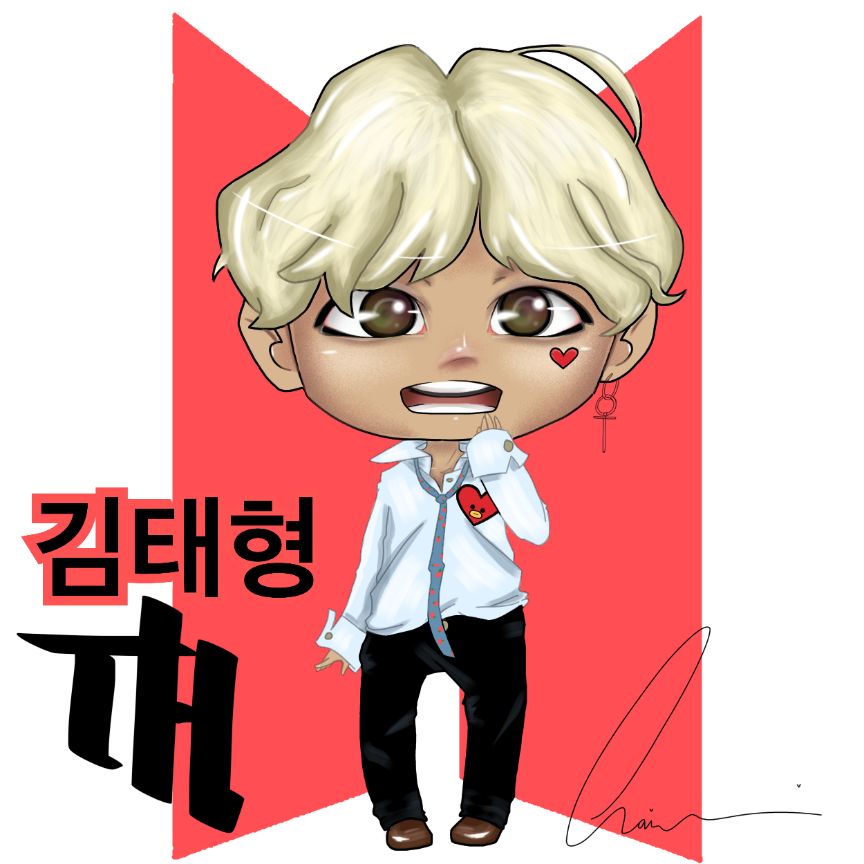 김태형 Taehyung Chibi - ibisPaint