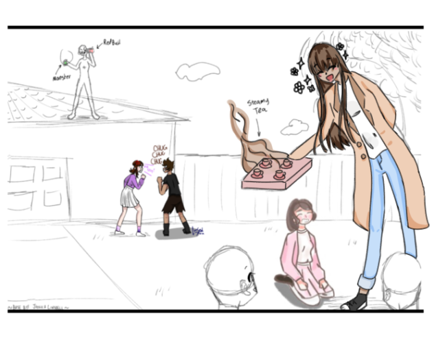 Tea Party Collab! - ibisPaint