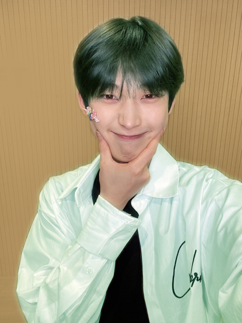 I turned Sunoo's hair green 💚. - ibisPaint