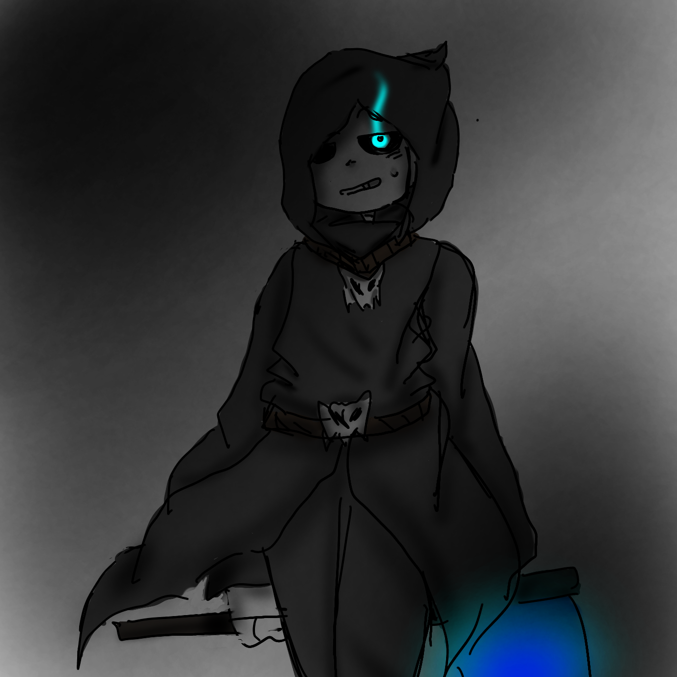 리퍼 샌즈(Reaper sans) - ibisPaint