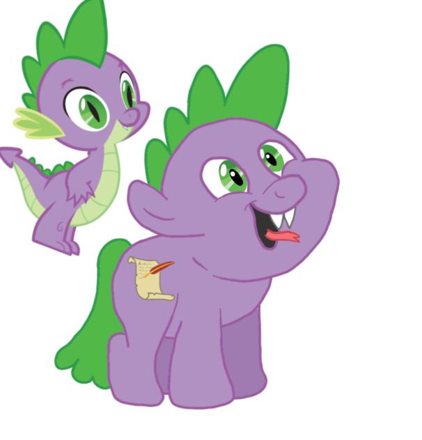 Spike as a Pony. - ibisPaint