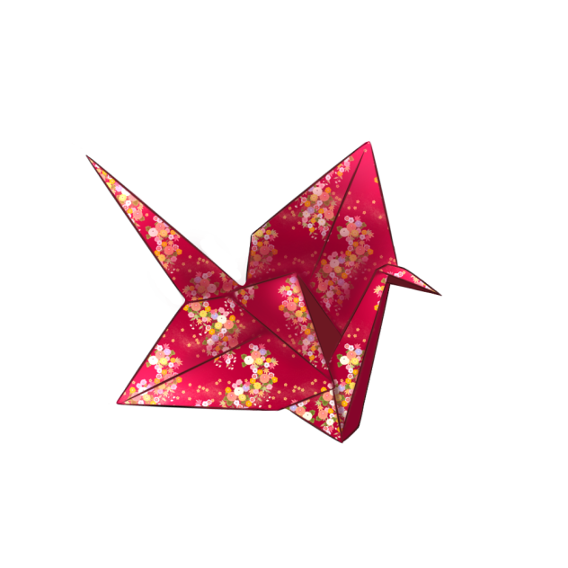 Origami crane - ibisPaint