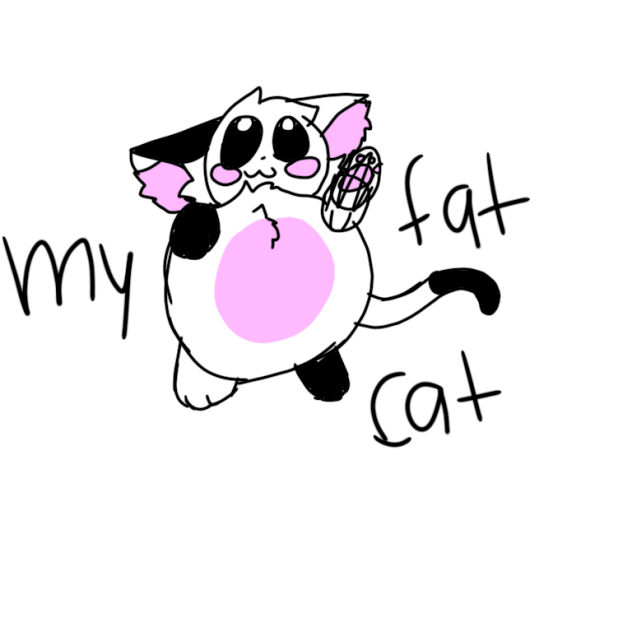 my fat cat - ibisPaint