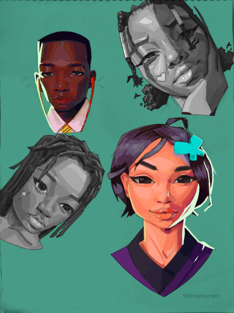 Face studies - ibisPaint