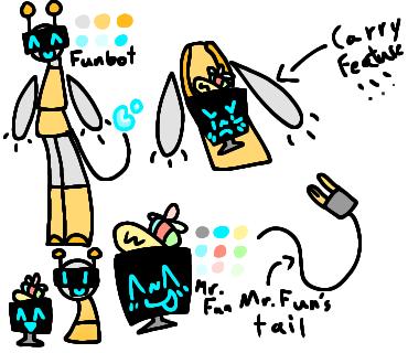 Funbot and Mr. Fun, Two Brothers!!!! - ibisPaint