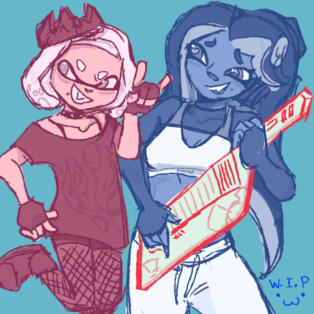 OTH - SpringFest WIP - ibisPaint