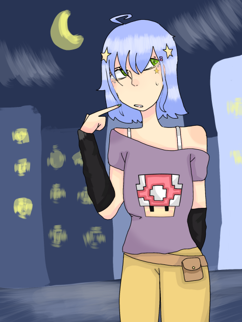 late night stroll - ibisPaint