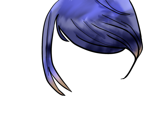 Hair color practice - ibisPaint