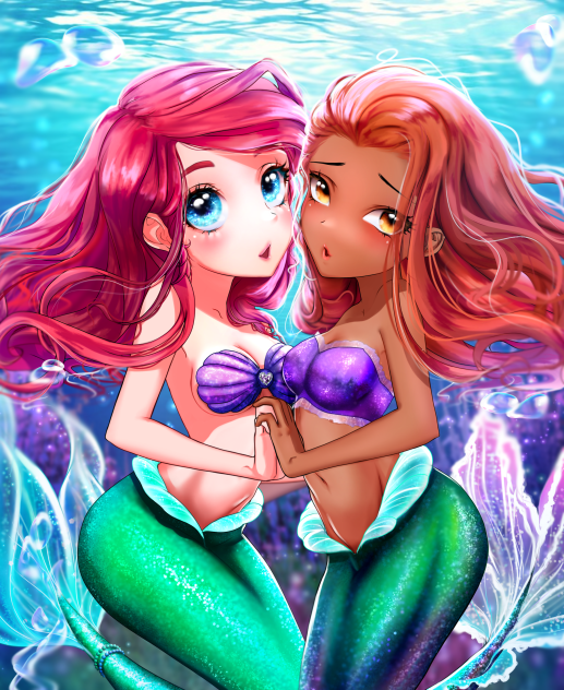 Ariel the little mermaid - ibisPaint