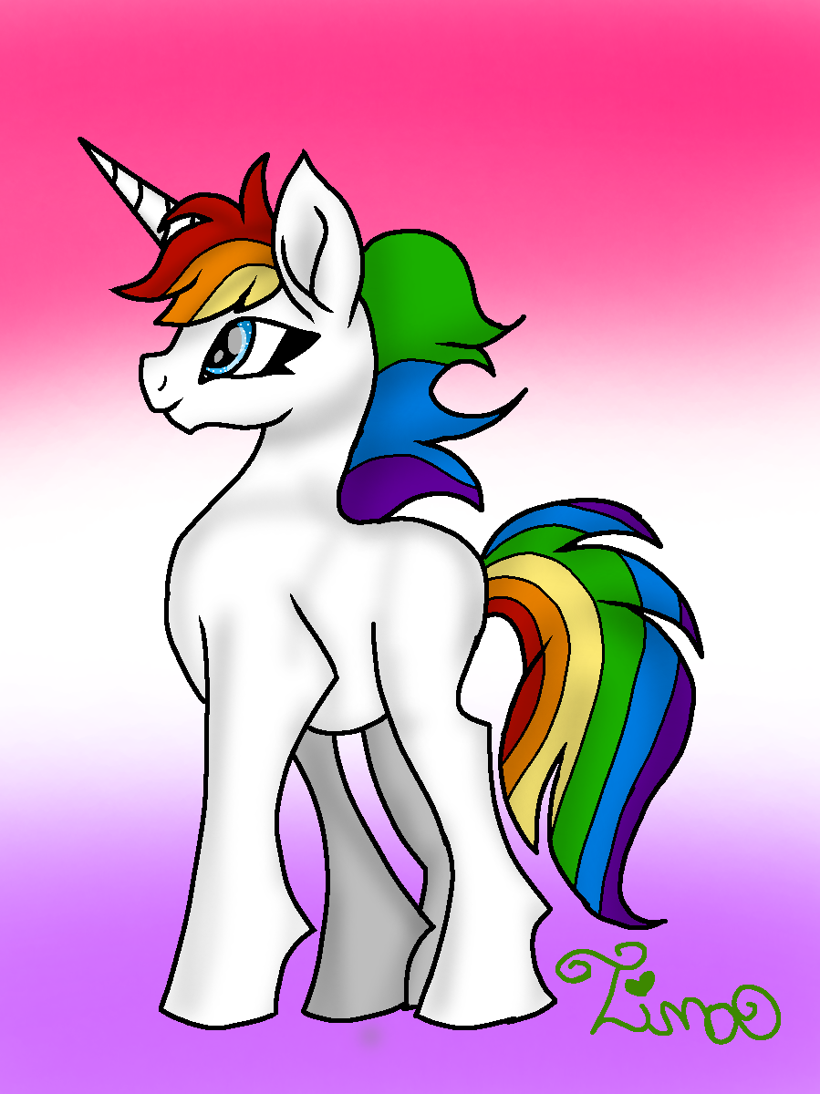 Unicórnio arco-íris - ibisPaint