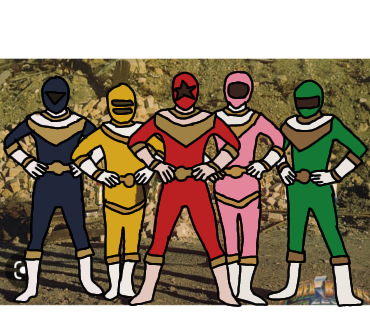 Power Rangers Zeo - ibisPaint