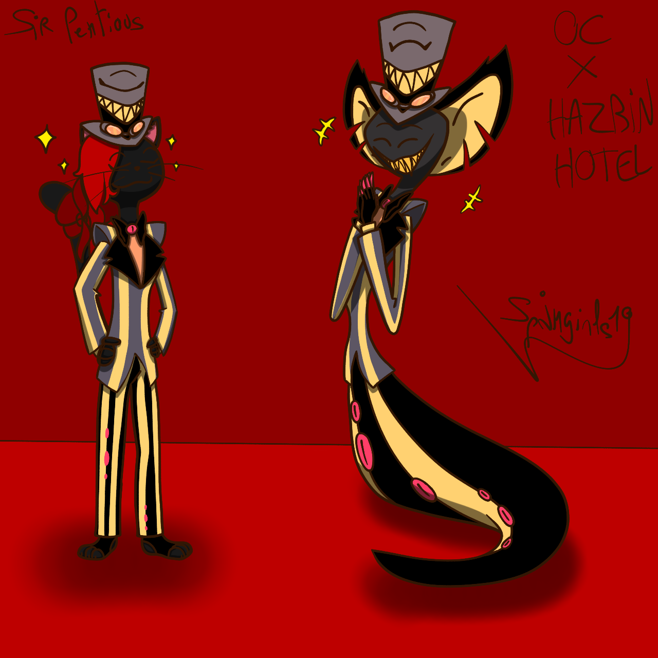 oc x hazbin hotel - ibisPaint