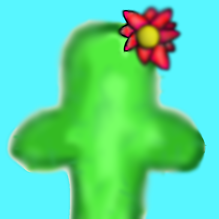 The beautiful cactus - ibisPaint