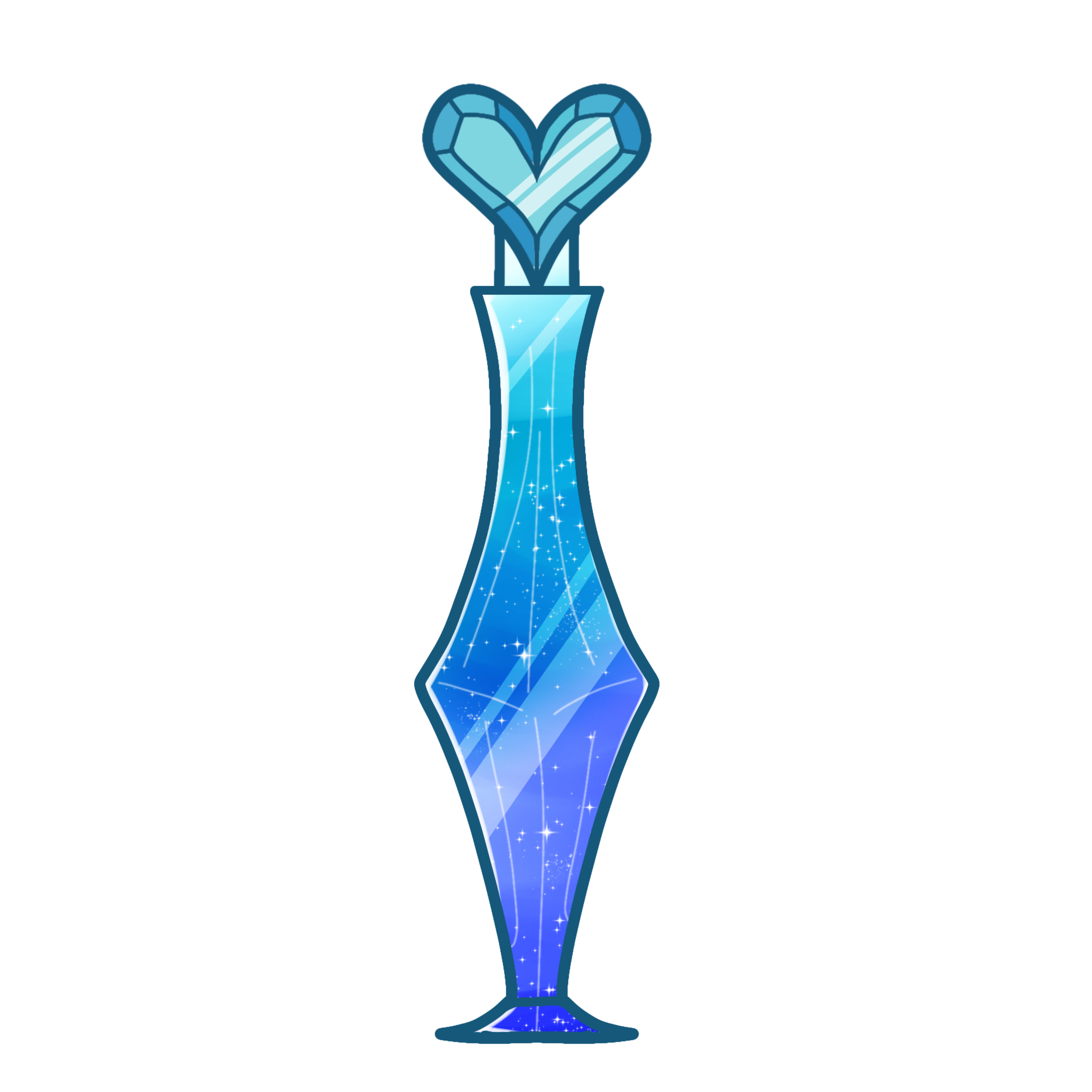 Crystal Heart Potion - ibisPaint