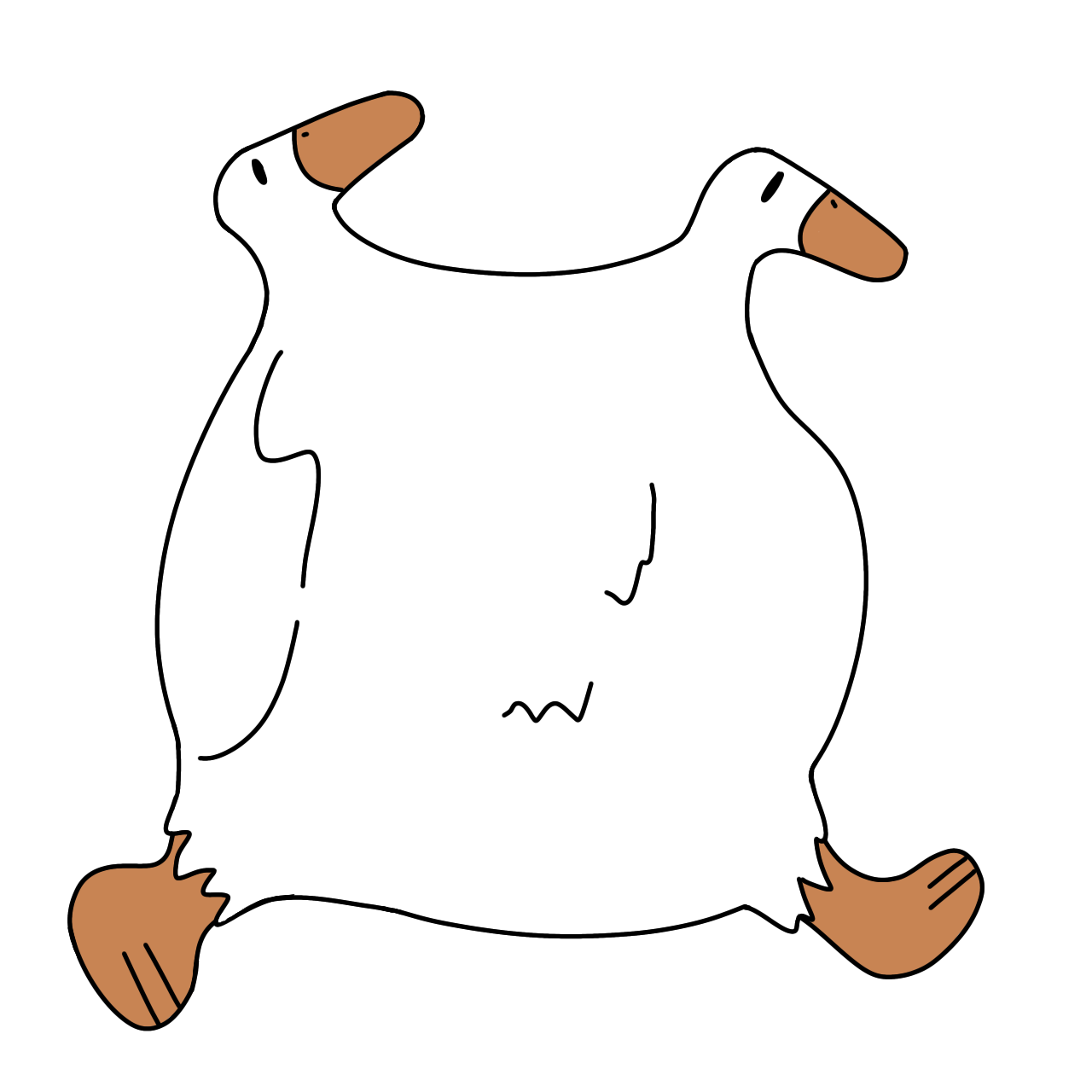 two headed goose - ibisPaint