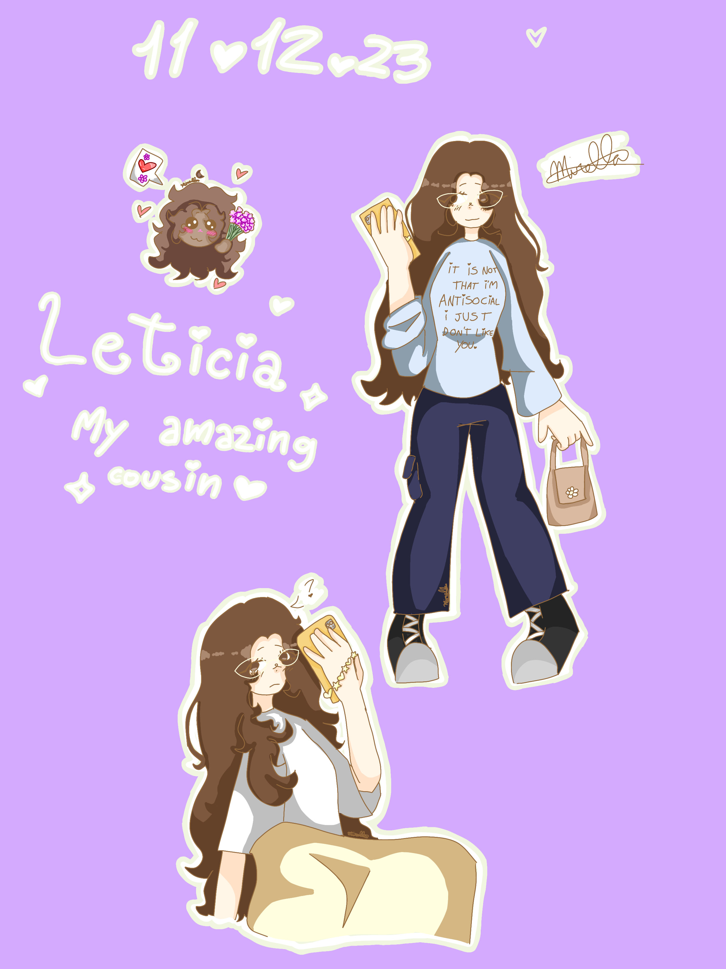 Leticia, my cousin - ibisPaint