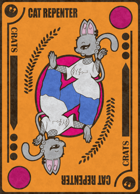 Character Card - Cat Repenter [Crats] - ibisPaint