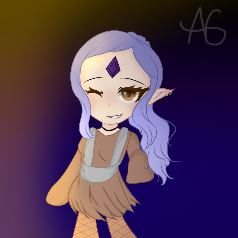 Emerald the Elf - ibisPaint