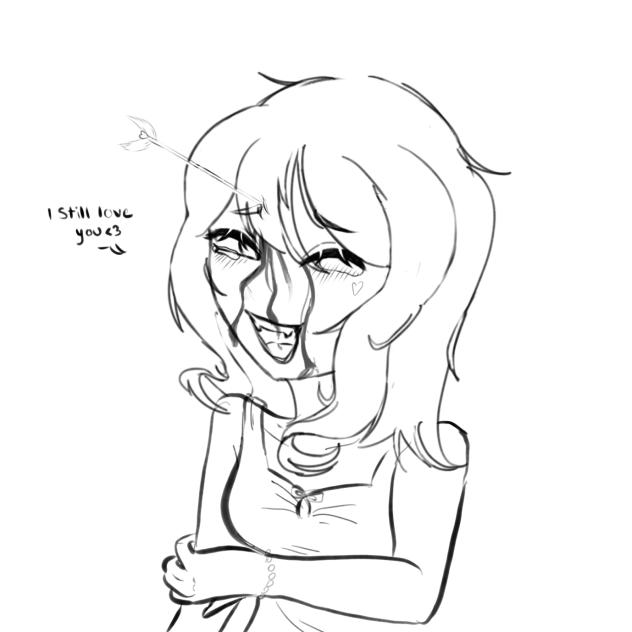 I still luv u (lineart) - ibisPaint