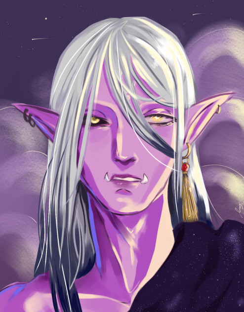 Nyxx moon oc - ibisPaint