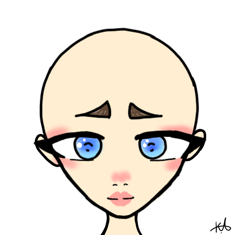 Without hair😮‍💨 - ibisPaint