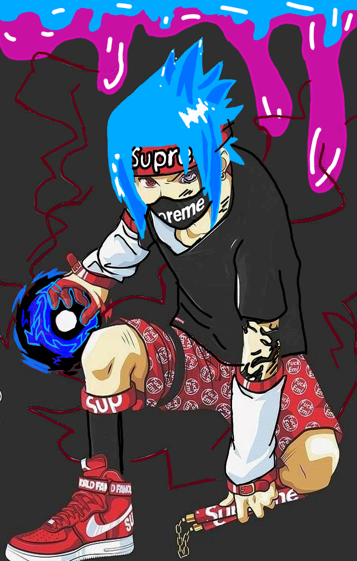 drip sasuke uchiha - ibisPaint