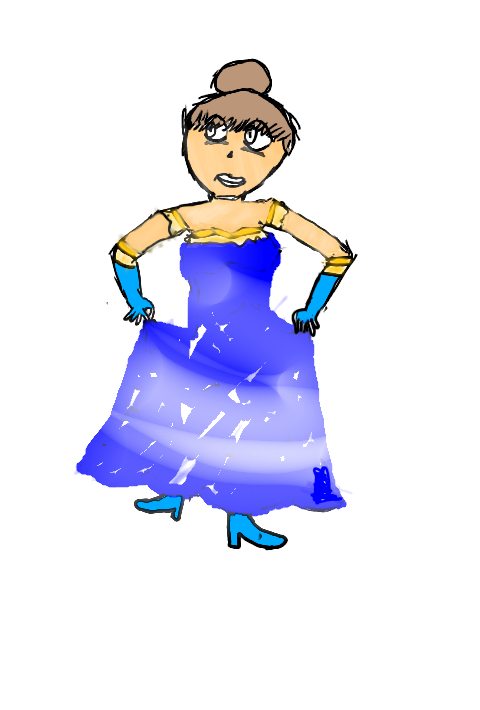 princess without her crown - ibisPaint