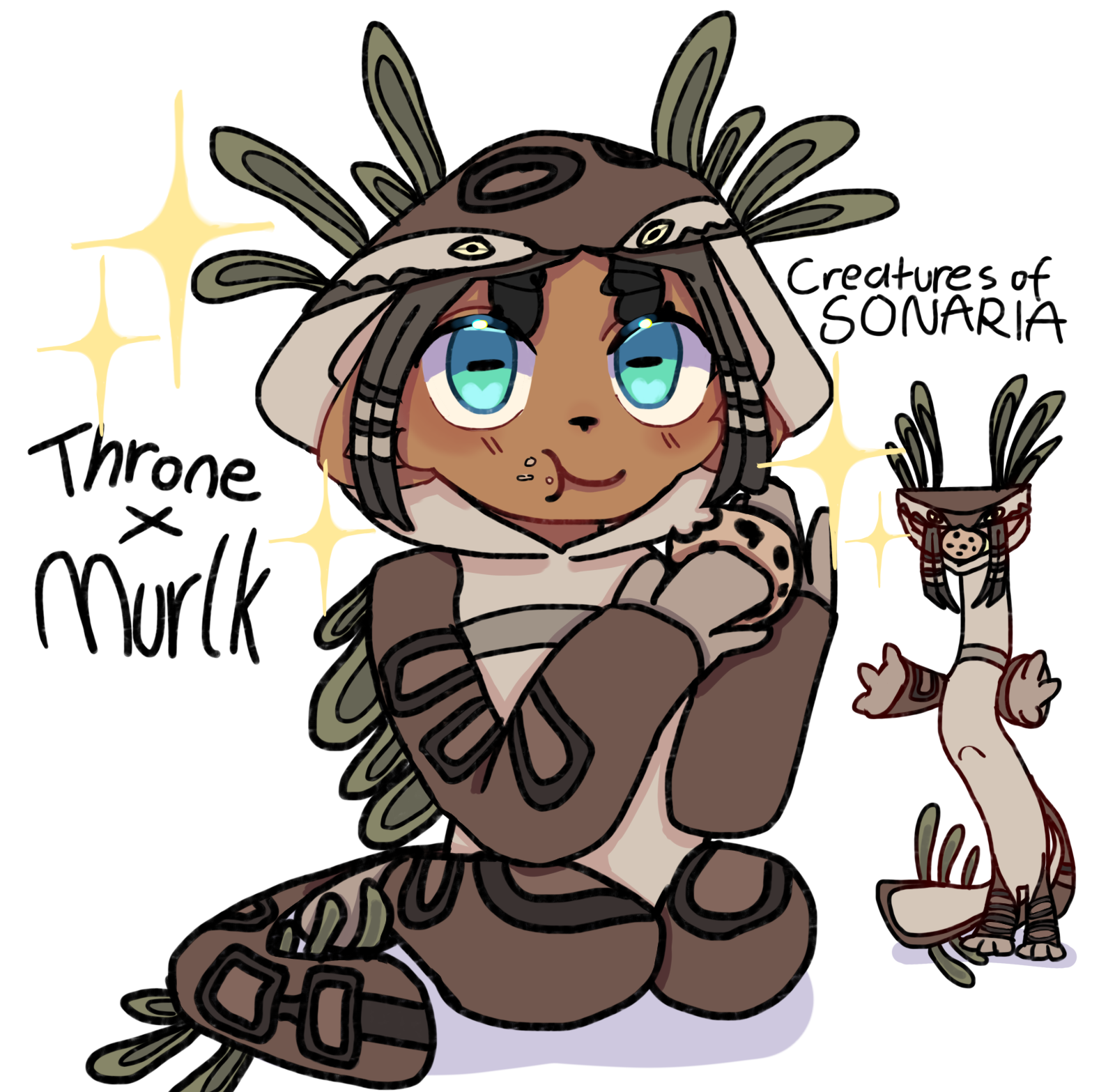 Throne x Murlk eating cookies! - ibisPaint