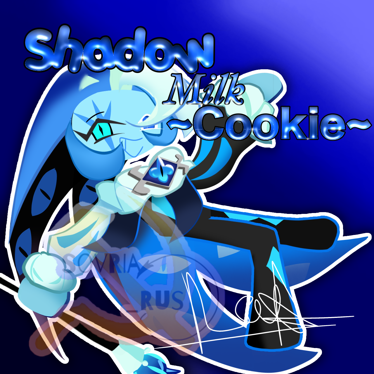 Shadow milk cookie - ibisPaint