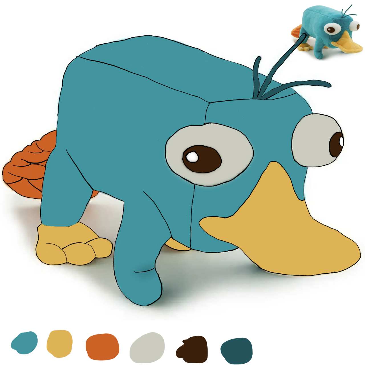Perry the Platypus - ibisPaint