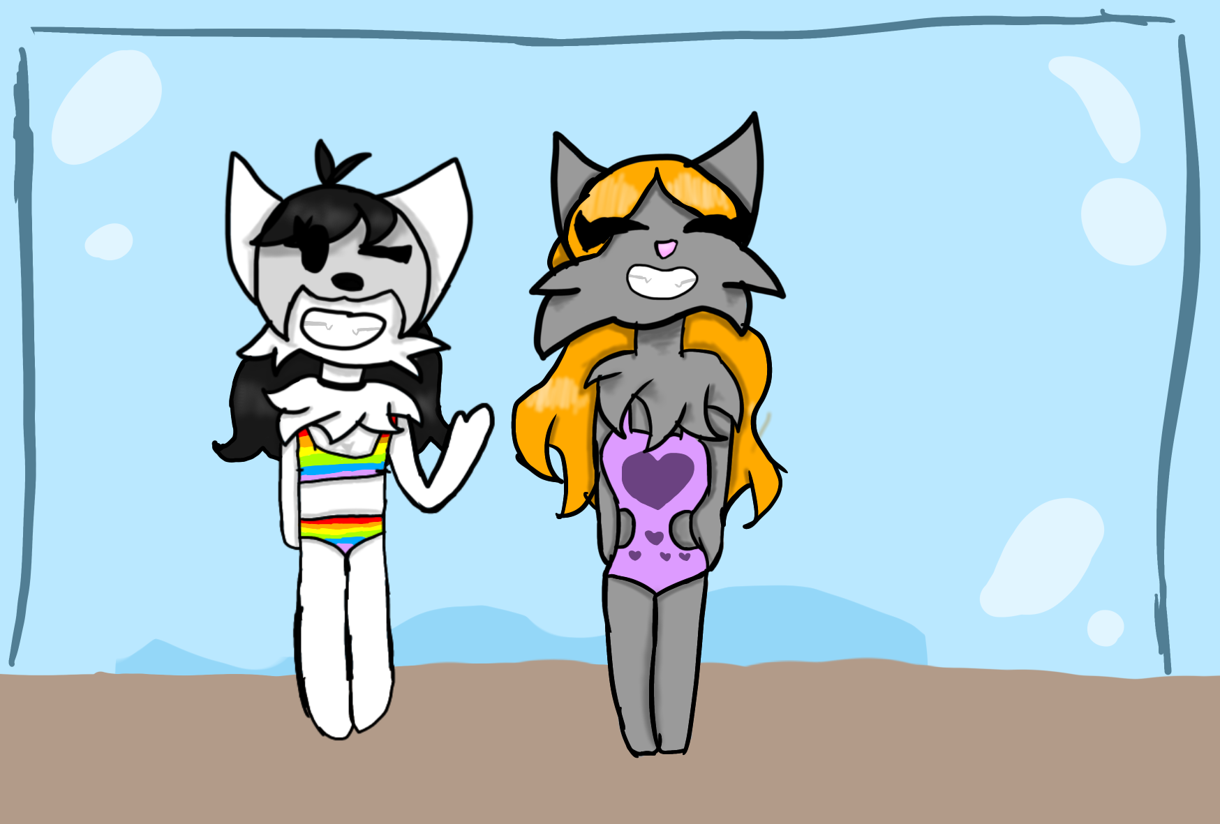 Luna e Eu - ibisPaint