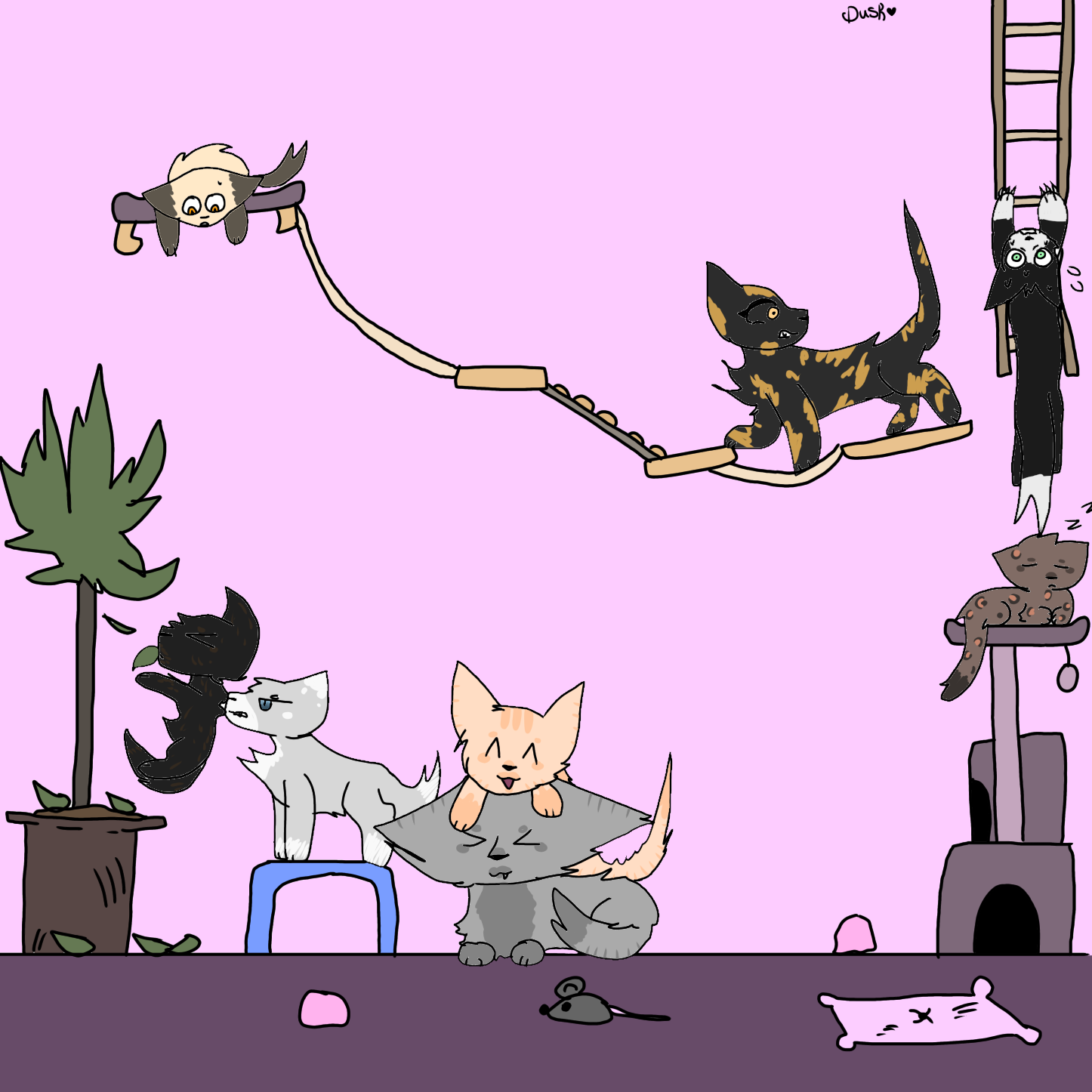 cute cats ^^ - ibisPaint